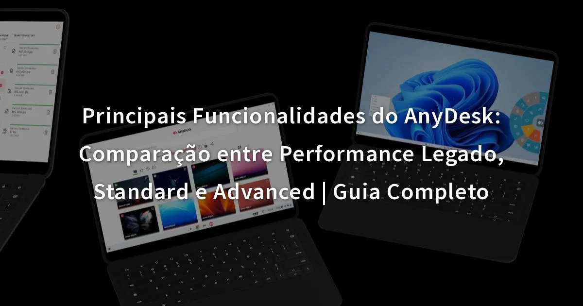 Principais Funcionalidades do AnyDesk: Comparação entre Performance ...
